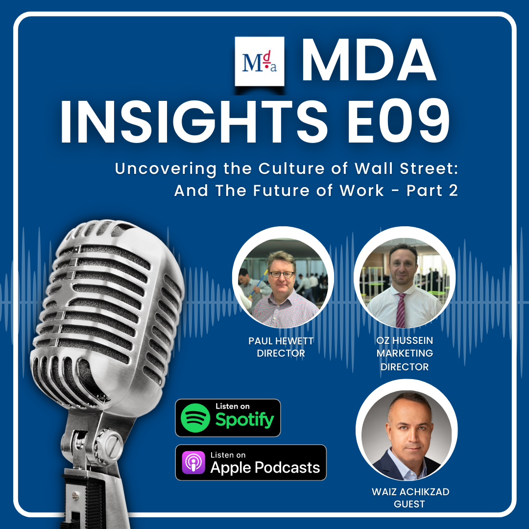 Uncovering the Culture of Wall Street: And The Future of Work | MDA Training