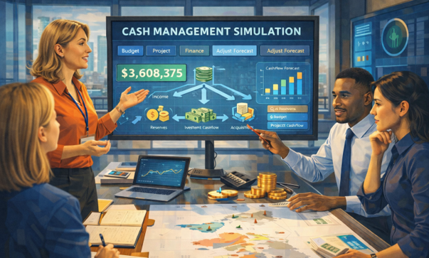 Cash management simulation | MDA Training